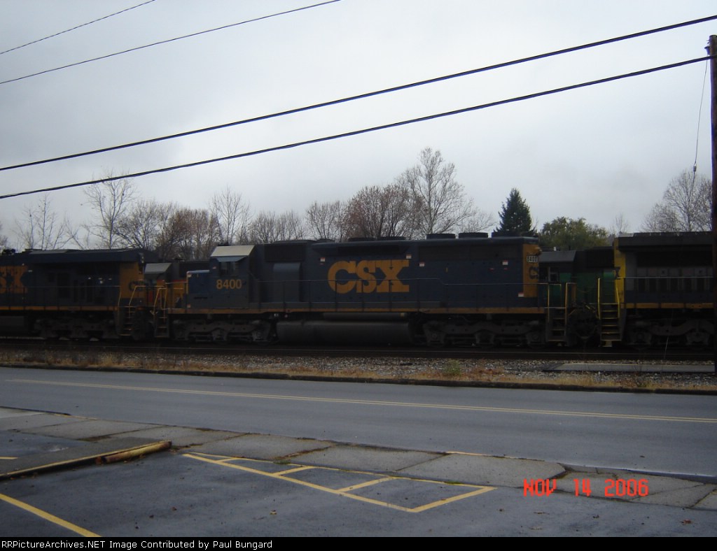 CSX 8400 SD40-2 11/14/2006